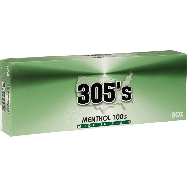 305's Menthol 100s Box of 10 packs - Hello Cigarettes