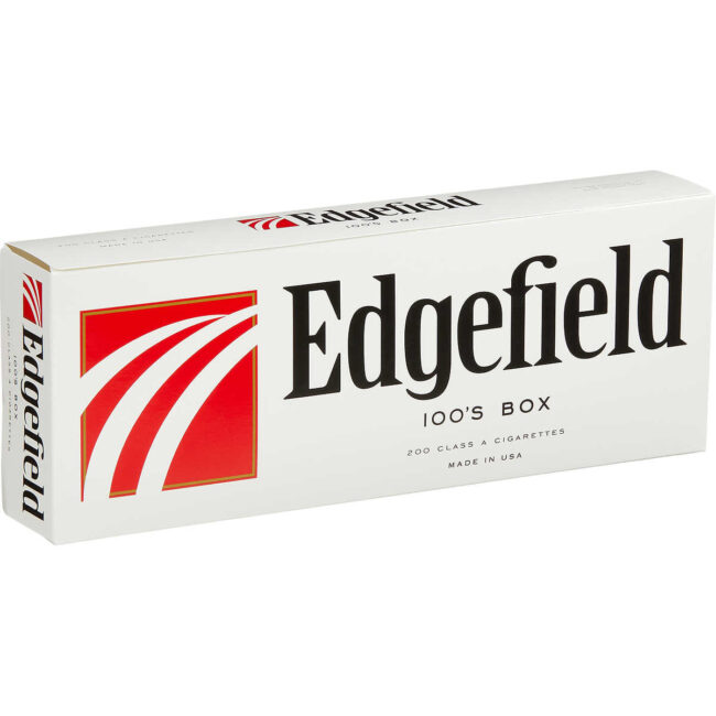 Edgefield Red 100's Box of 10 Packs - Hello Cigarettes