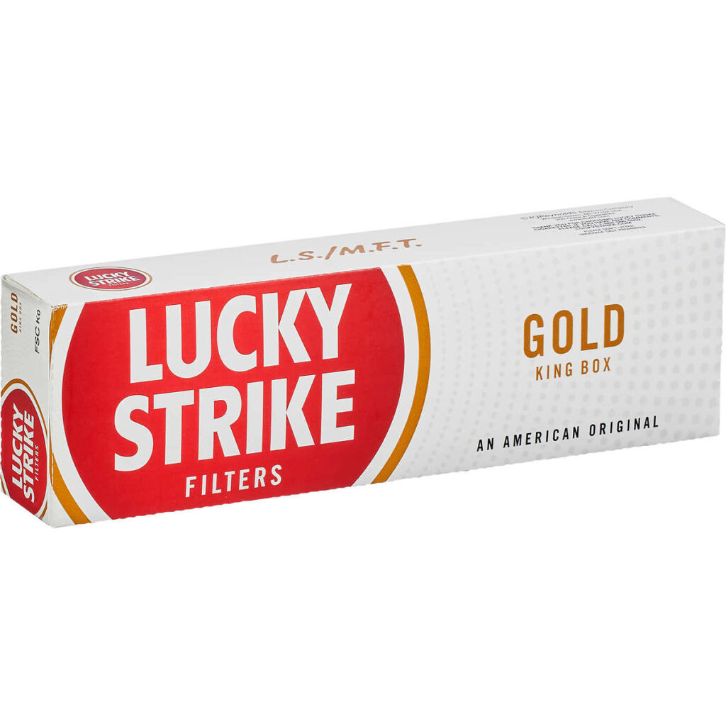 Lucky Strike Red Filters 100's Box of 10 Packs - Hello Cigarettes