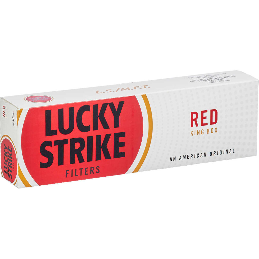 Lucky Strike Red Filters Box of 10 Packs - Hello Cigarettes