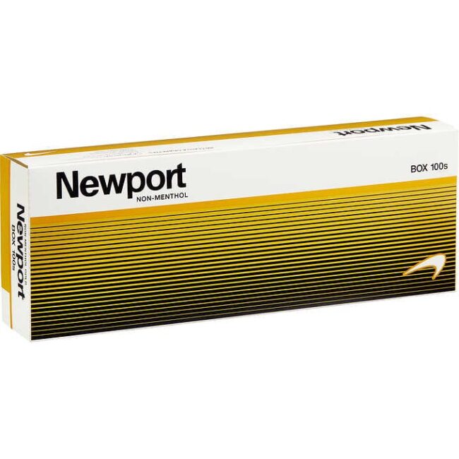 Newport Non-Menthol Gold 100s Box of 10 Packs - Hello Cigarettes