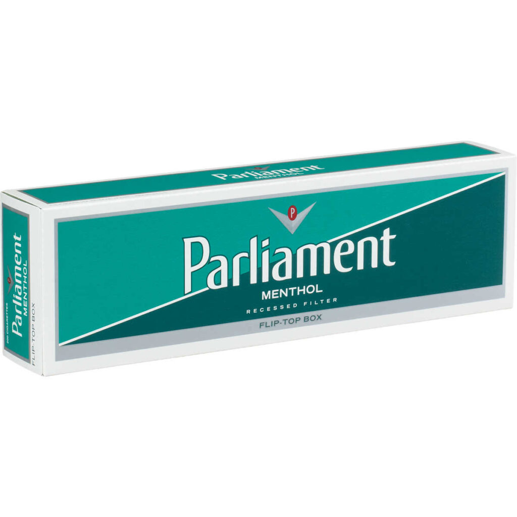 Parliament Aqua Blue 100s Box of 10 packs - Hello Cigarettes