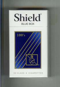 Shield Blue 100's Box of 10 packs - Hello Cigarettes