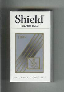 Shield Silver 100's Box of 10 packs - Hello Cigarettes