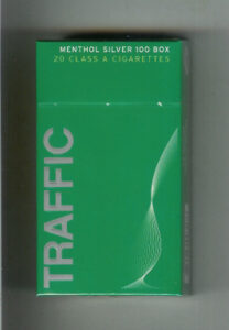 Traffic Menthol Silver 100 Box of 10 packs - Hello Cigarettes