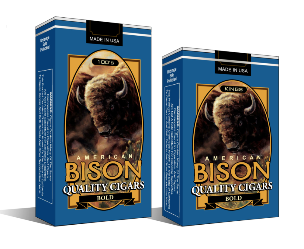 American Bison 5.29 oz. Packs of 2 Cans - Hello Cigarettes